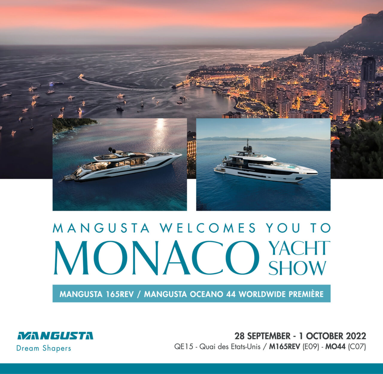 MONACO YACHT SHOW 2022 | Mangusta Yachts