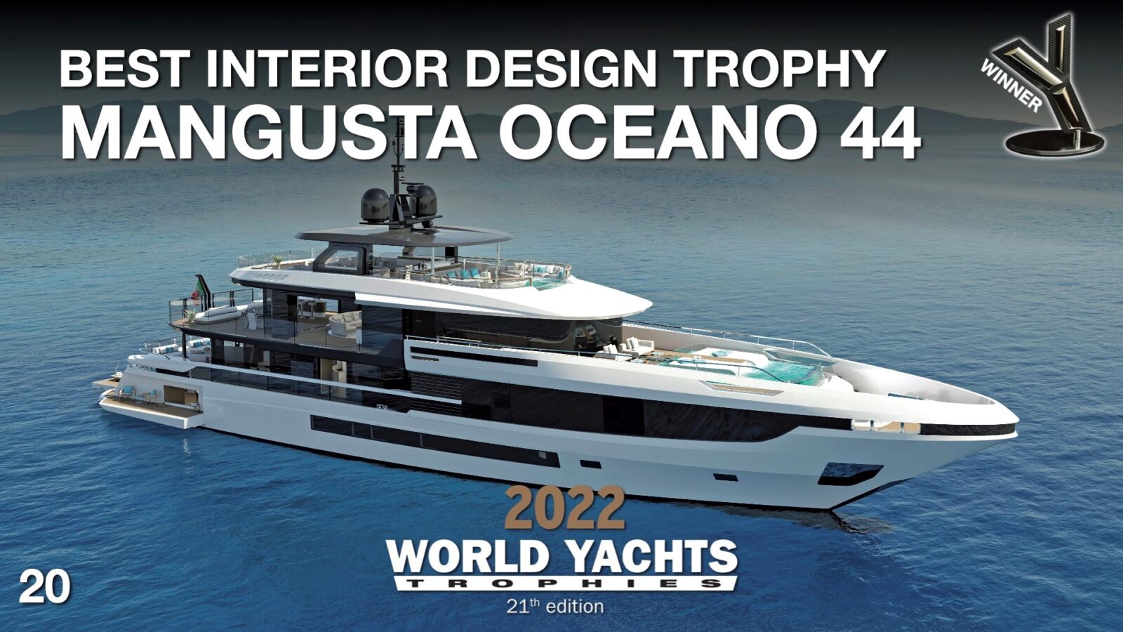 MANGUSTA OCEANO 44 AT THE WORLD YACHTS TROPHIES 2022 | Mangusta Yachts
